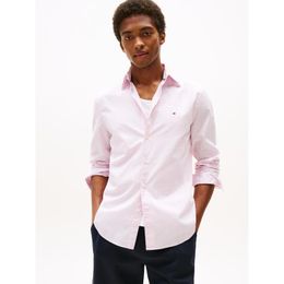 Tommy Hilfiger Herren Langarmhemd &raquo;FLEX POPLIN MINI PRINT Regular Fit SHIRT&laquo; regular fit, Kentkragen rosa XL (54/56), N-Gr