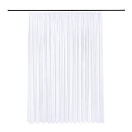GERSTER Gardine &raquo;Bianca&laquo; Kr&auml;uselband 1 Stk. tlg. Fertigstore Voile recyclet "Bianca" wei&szlig; Voile, Polyester 245cm, Kr&auml;uselband, 300cm