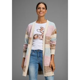 Kangaroos Damen Kangaroos Strickjacke in offener Long-Form wei&szlig; 48/50
