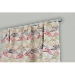 Garesa Gardinenschiene &raquo;Linea&laquo; 1 l&auml;ufig-l&auml;ufig Fixma&szlig; Vorhanggarnitur, einfache Montage, Wandmontage grau B/L: 120cm, 1 Stk., 1 l&auml;ufig