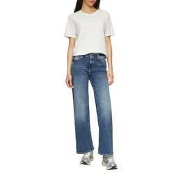 Qs Damen QS Stretch-Jeans &raquo;CATIE Wide Leg&laquo; 5-Pocket-Form blau 36, L&auml;nge 32
