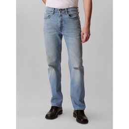 Calvin Klein Jeans Herren Straight-Jeans &raquo;STNDRD STRGHT ABNER JEAN&laquo; Mit G&uuml;rtelschlaufen 34, L&auml;nge 32
