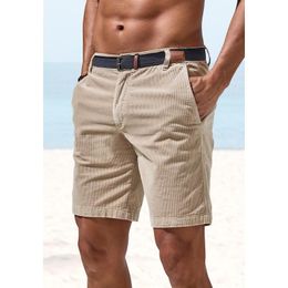 H.I.S. H.I.S Herren Shorts &raquo;sommerliche Bermuda, Cordhose&laquo; beige 33, N-Gr