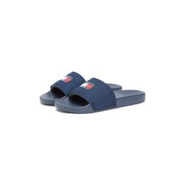 Tommy Jeans Herren Pantolette &raquo;TJM POOL SLIDE&laquo; , Sommerschuh, Badeschuh, Hausschuh mit Logoschriftzug 45