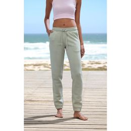H.I.S. H.I.S Damen Jogginghose innen weich angeraut und mit seitlichen Taschen beige 32/34, N-Gr