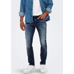 Only & Sons Only & Sons Herren ONLY & SONS Straight-Jeans &raquo;ONSWEFT REGULAR WB 0021 TAI DNM NOOS&laquo; Baumwollmischung, straight fit blau 29, L&auml;nge 34