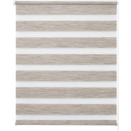 GOOD LIFE Doppelrollo &raquo;MELIA&laquo; Lichtschutz ohne Bohren braun Kunststoff, Metall, Polyester 150cm, 40cm