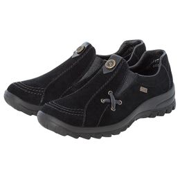 Rieker Damen Slipper , Schlupfschuh, Halbschuh, Sneaker mit Tex-Membran schwarz 42