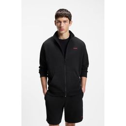 Hugo Underwear Herren HUGO Underwear Sweatjacke mit Stehkragen, mit feiner Struktur S (48)