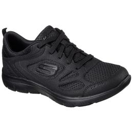 Skechers Damen Sneaker &raquo;SUMMITS-SUITED&laquo; Freizeitschuh, Trainingsschuh, Schn&uuml;rschuh mit weicher Polsterung schwarz 36