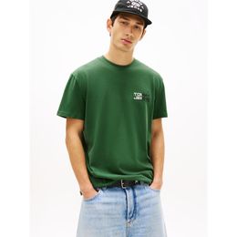 Tommy Jeans Herren T-Shirt &raquo;TJM REGULAR GYM BLOCK&laquo; mit Rundhalsausschnitt gr&uuml;n 4XL