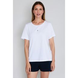 JOOP! Damen JOOP! T-Shirt &raquo;Cosy&laquo; mit schlichter Eleganz wei&szlig; 42