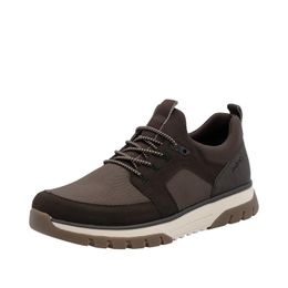 Rieker Herren Slip-On Sneaker Slipper, Schlupfschuh, Halbschuh mit weicher MemoSoft-Innensohle braun 44