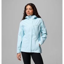 Columbia Damen Regenjacke &raquo;Pouring Adventure III Jacket&laquo; mit Kapuze mit per Gummizug verstellbarer Kapuze, wasserdicht, winddicht XS (32)