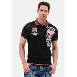 Cipo & Baxx Cipo & Baxx Herren Poloshirt schwarz M