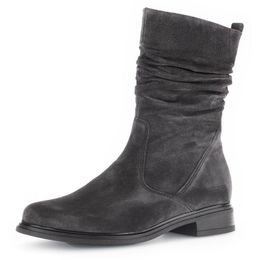 Gabor Damen Stiefel &raquo;Genua&laquo; , Blockabsatz, Kurzstiefel, mit Innenrei&szlig;verschluss grau 44