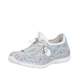 Rieker Damen Slip-On Sneaker Schlupfschuh, Freizeitsneaker, Halbschuh mit MemoSoft-Ausstattung bunt 38