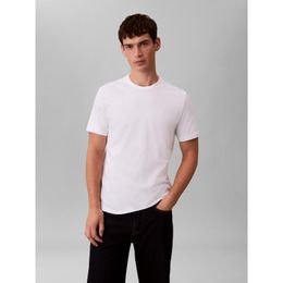 Calvin Klein Jeans Herren T-Shirt &raquo;CLASSIC MONOGRAM&laquo; regular fit, Rundhalsausschnitt wei&szlig; XL
