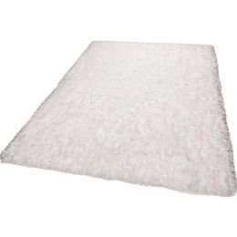 Tom Tailor HOME Hochflor-Teppich &raquo;Flocatic&laquo; rechteckig 60 mm H&ouml;he super weich und flauschig, ideal im Wohnzimmer & Schlafzimmer wei&szlig; Kunstfaser B : 