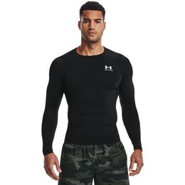 Under Armour Herren Trainingsshirt &raquo;UA HG ARMOUR COMP LONG SLEEVE&laquo; Langarm-Ausf&uuml;hrung, mit Rundhalsausschnitt, schnell trocknend schwarz XS