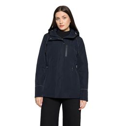 Gil Bret Damen Outdoorjacke mit Kapuze mit Kapuze blau 48