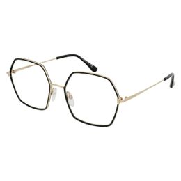 Tom Ford FT5615-B Brille Unisex | Fassung: Vollrand, Quadratisch, Schwarz Silber