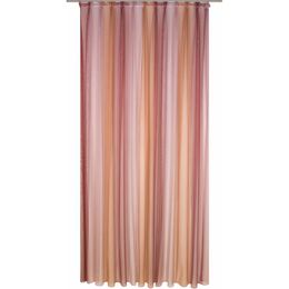 WIRTH Gardine &raquo;Eloise&laquo; Faltenband 1 Stk. tlg. Store rot Polyester 245cm, Faltenband, 300cm