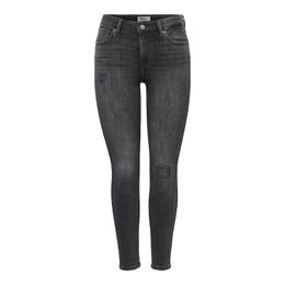 Only Damen Only Skinny-fit-Jeans &raquo;ONLPOWER LIFE MID PUSH&laquo; Baumwollmischung, skinny fit, regular waist schwarz S (36), L&auml;nge 32