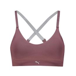 Puma Damen Puma Sport-Bustier &raquo;Puma WOMEN 3D KNIT SPORT TRIANGLE TOP 1P&laquo; wendbare und verstellbare Tr&auml;ger f&uuml;r einen personalisierten Look lila XS, N-