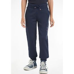Tommy Hilfiger Jungen Sweathose &raquo;ESSENTIAL SWEATPANTS&laquo; Kinder Kids Junior MiniMe blau 5/110, N-Gr