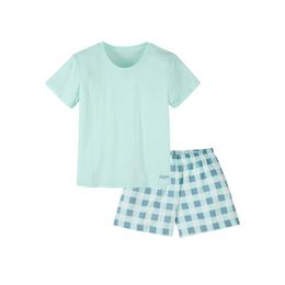 Buffalo M&auml;dchen Pyjama 1 St&uuml;ck, 2 tlg. M&auml;dchen - kurzer Schlafanzug mit karierter Hose 122/128