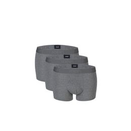 JOOP! Herren JOOP! Boxer &raquo;Everyday&laquo; Cotton-Stretch, h&uuml;ftiger Sitz, elastisch, Logo-Bund grau L
