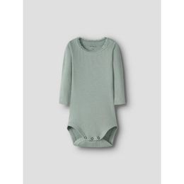 name it Jungen Langarmbody &raquo;NBFKAB LS BODY NOOS&laquo; grau 56, N-Gr