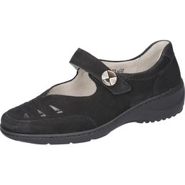 Waldl&auml;ufer Waldl&auml;ufer Damen Klettschuh &raquo;Kya&laquo; Spangenschuh, Komfortschuh, Sandale in Komfortweite K (= extra weit) schwarz 3,5 (36)