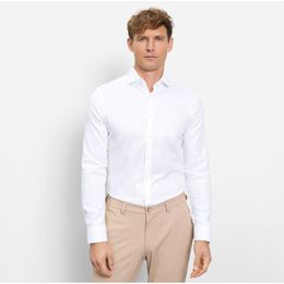 OLYMP Herren OLYMP Langarmhemd &raquo;No 6 six&laquo; Royal Kentkragen, Businesshemd, super slim fit wei&szlig; 41, N-Gr