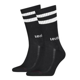 Levi's Levi's Herren Socken &raquo;LEVIS UNI REG CUT SPORT STRIPE 2P&laquo; 2 Paar schwarz-wei&szlig; 43-46