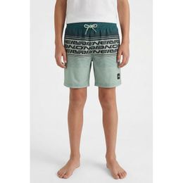 O`Neill O'neill Jungen O'Neill Badeshorts &raquo;O'NEILL LOGO STRIPE SWIMSHORTS&laquo; mit Eingrifftaschen, schnell trocknend gr&uuml;n 176 (170), N-Gr