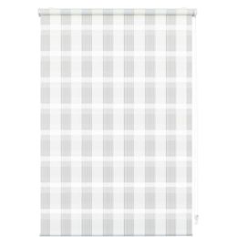 Gardinia Doppelrollo &raquo;EASYFIX Duo Rollo Karo&laquo; Lichtschutz Sichtschutz mit Bohren/ohne Bohren freih&auml;ngend segmentweise gewebter Stoff wei&szlig; Polyester 