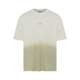 Hugo Herren Hugo T-Shirt &raquo;Nalono_F&laquo; mit Farbverlauf, Loose Fit, R&uuml;ckendruck beige M