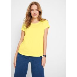 bonprix Damen bonprix T-Shirt &raquo;Boxy-Shirt&laquo; 1 lockere, figurumspielende Passform, Kurzarm, Rundhalsausschnitt 40/42 (M)