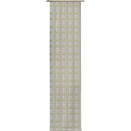 WIRTH Schiebegardine &raquo;Laufenberg&laquo; Paneelwagen 1 Stk. tlg. gr&uuml;n Jacquard, Baumwolle, Polyester 175cm, Paneelwagen, 60cm