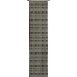 WIRTH Schiebegardine &raquo;Laufenberg&laquo; Paneelwagen 1 Stk. tlg. gr&uuml;n Jacquard, Baumwolle, Polyester 145cm, Paneelwagen, 60cm