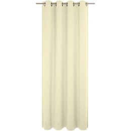 WIRTH Vorhang &raquo;Westport&laquo; &Ouml;sen 1 Stk. tlg. beige Jacquard, Polyester 145cm, &Ouml;sen, 132cm