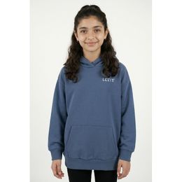 Levi's Kids M&auml;dchen Levi's Kids Hoodie &raquo;LVG LEVIS COLLEGIATE HOODIE&laquo;, mit coolem R&uuml;ckenprint for GIRLS blau 6 (116)