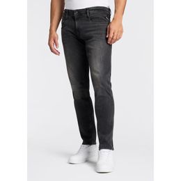 Replay Herren Slim-fit-Jeans &raquo;ANBASS&laquo; grau 34, L&auml;nge 32