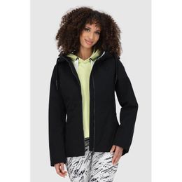 alife and kickin Alife & Kickin Damen Outdoorjacke &raquo;LilouAKA&laquo; mit Kapuze leichte, taillierte &Uuml;bergangsjacke mit verstellbarer Kapuze schwarz M