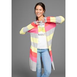 Kangaroos Damen Kangaroos Longstrickjacke mit bunten Streifen bunt 44/46