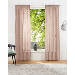 LeGer Home by Lena Gercke Vorhang &raquo;Lanea&laquo; Multifunktionsband 1 Stk. tlg. Leinenoptik, 1 Schal, verschiedene Gr&ouml;&szlig;en rosa Baumwolle, Polyester 145cm, 