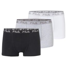 Fila Herren Boxershorts &raquo;MAN BOXER SHORTS&laquo; mit elastischem Logobund grau S