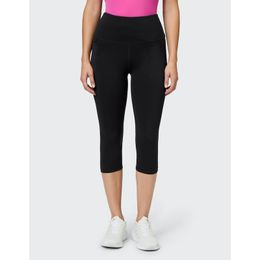 Venice Beach Damen Leggings &raquo;LEGGINGS 3/4 AMELIA&laquo; 3/4-L&auml;nge, sportlicher Stil, aus Polyamid und Elasthan schwarz M (40), N-Gr